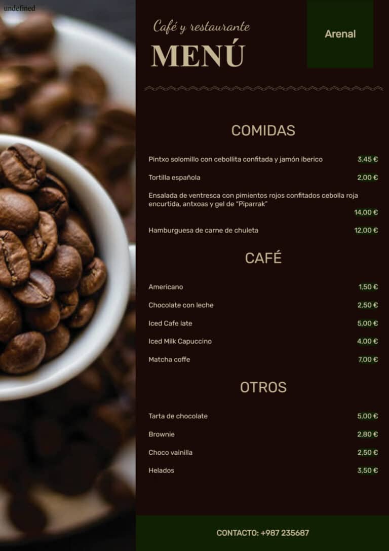 Diseños de cartas de restaurantes con MenuMaker - MenuMaker