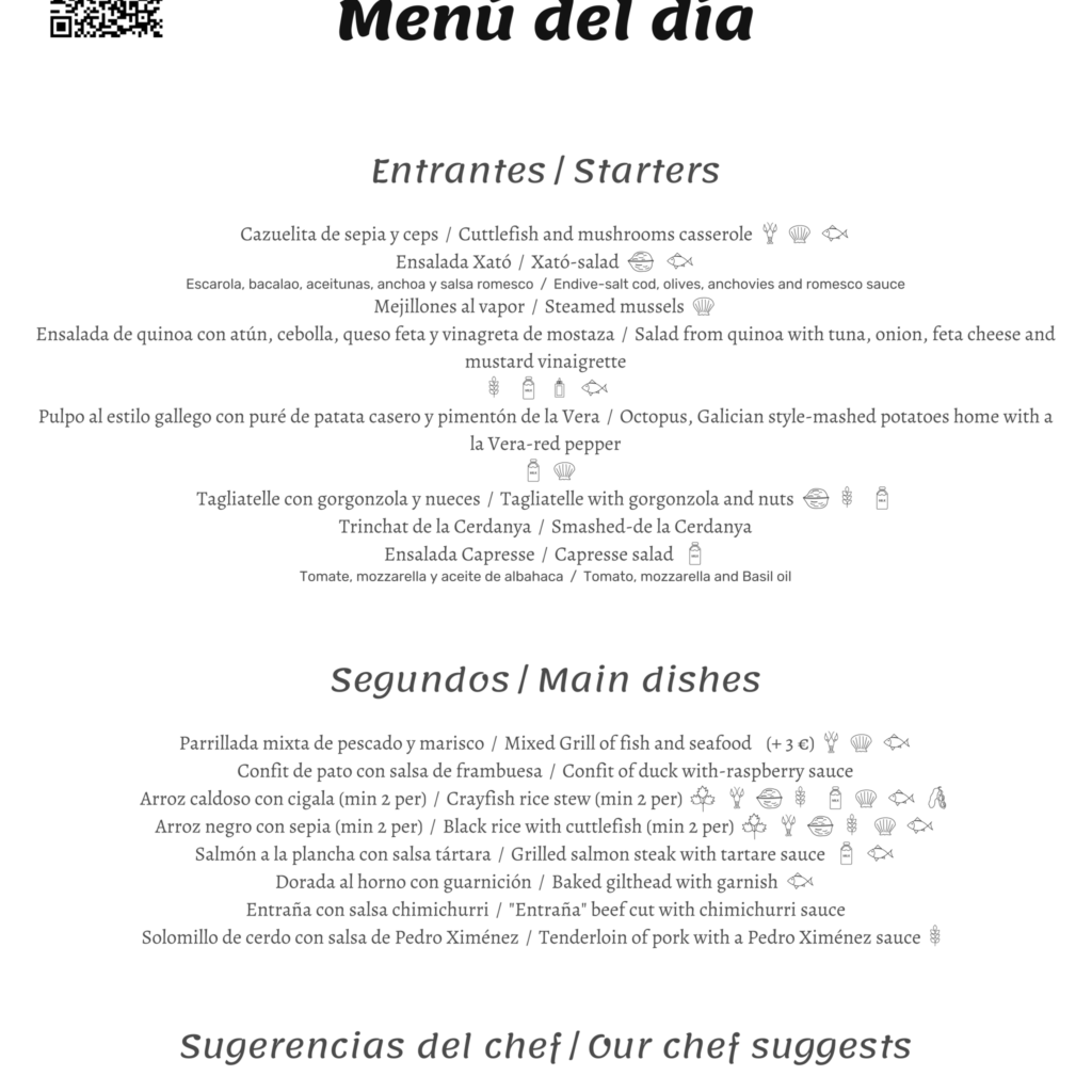Programa para hacer Cartas de Restaurante: MenuMaker - MenuMaker